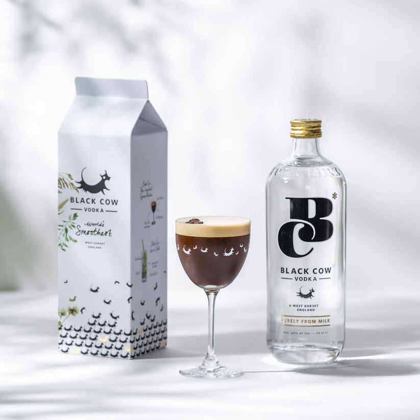 Black Cow Pure Milk Vodka Illustrated Milk Carton Gift Pack